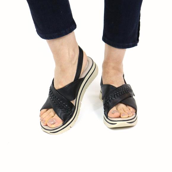 Salvia | Shoes | New Salvia Womens Aidan Platforms In Black Pebbles ...